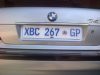 Gauteng GP Perspex Number Plate – Jay's Custom Graphics