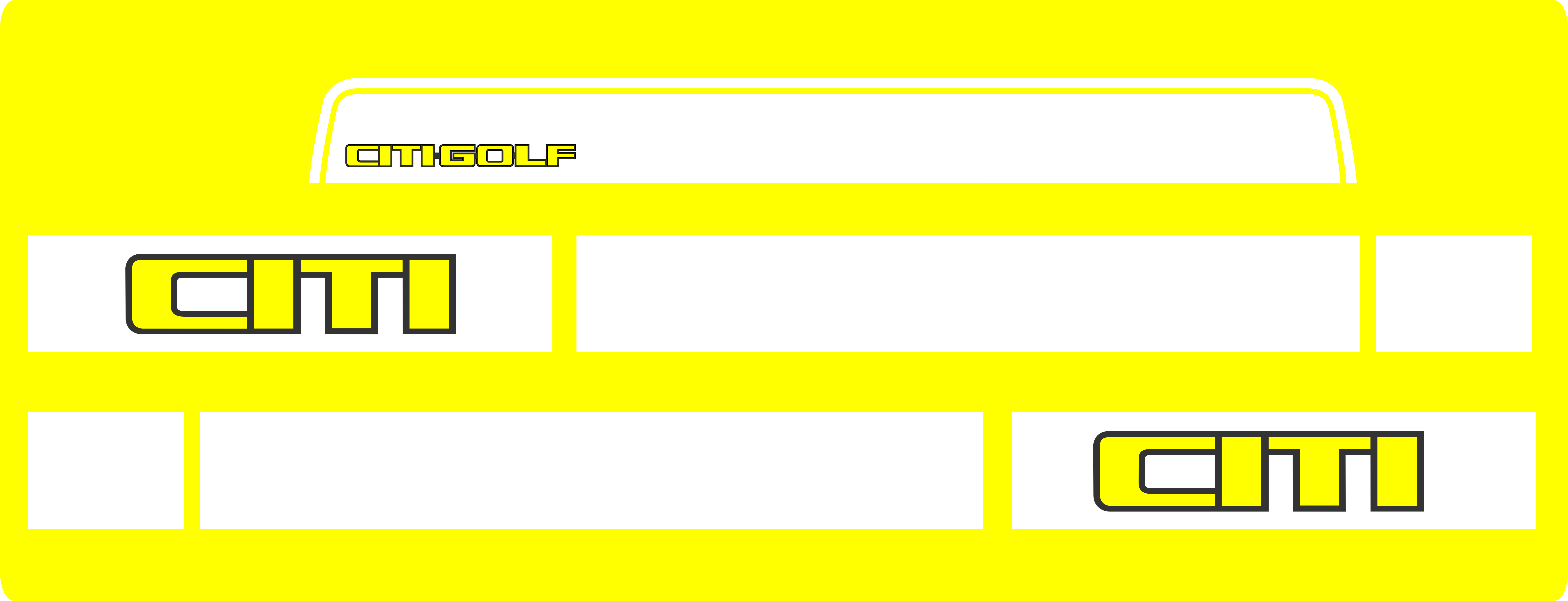 Citi 7 Piece Decal kit – Jays Custom Graphics