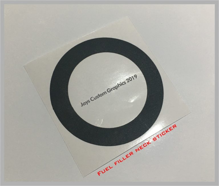 Golf MK1 fuel surround sticker *OEM Texture – Jay's Custom Graphics