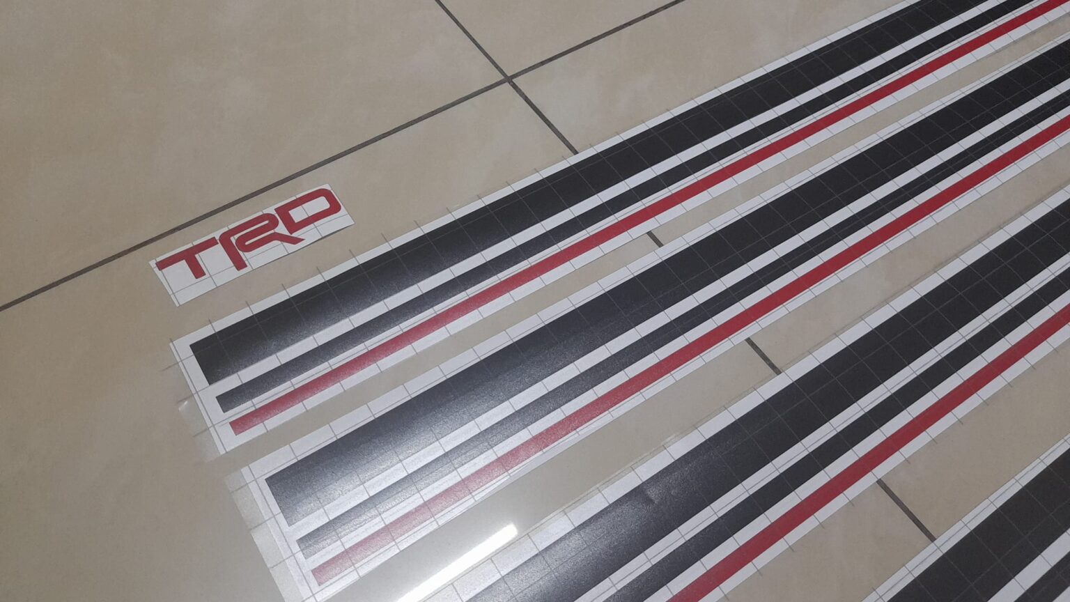 TOYOTA TRD STICKER KIT – Jays Custom Graphics