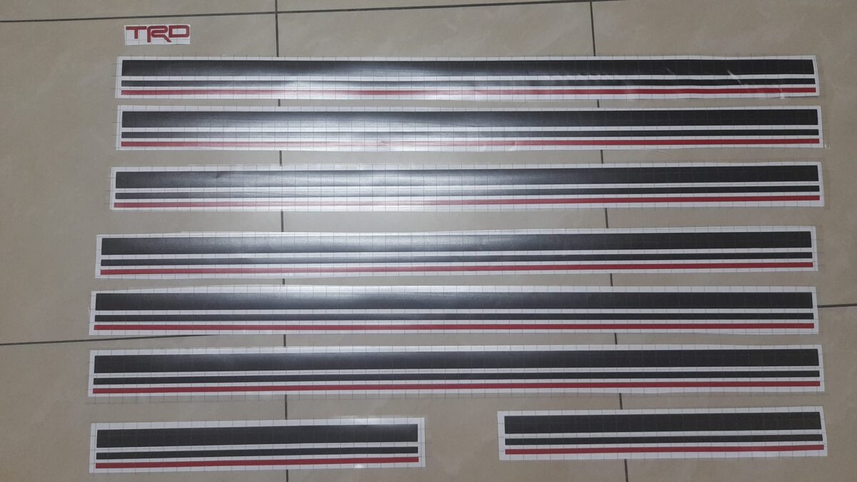 TOYOTA TRD STICKER KIT – Jays Custom Graphics