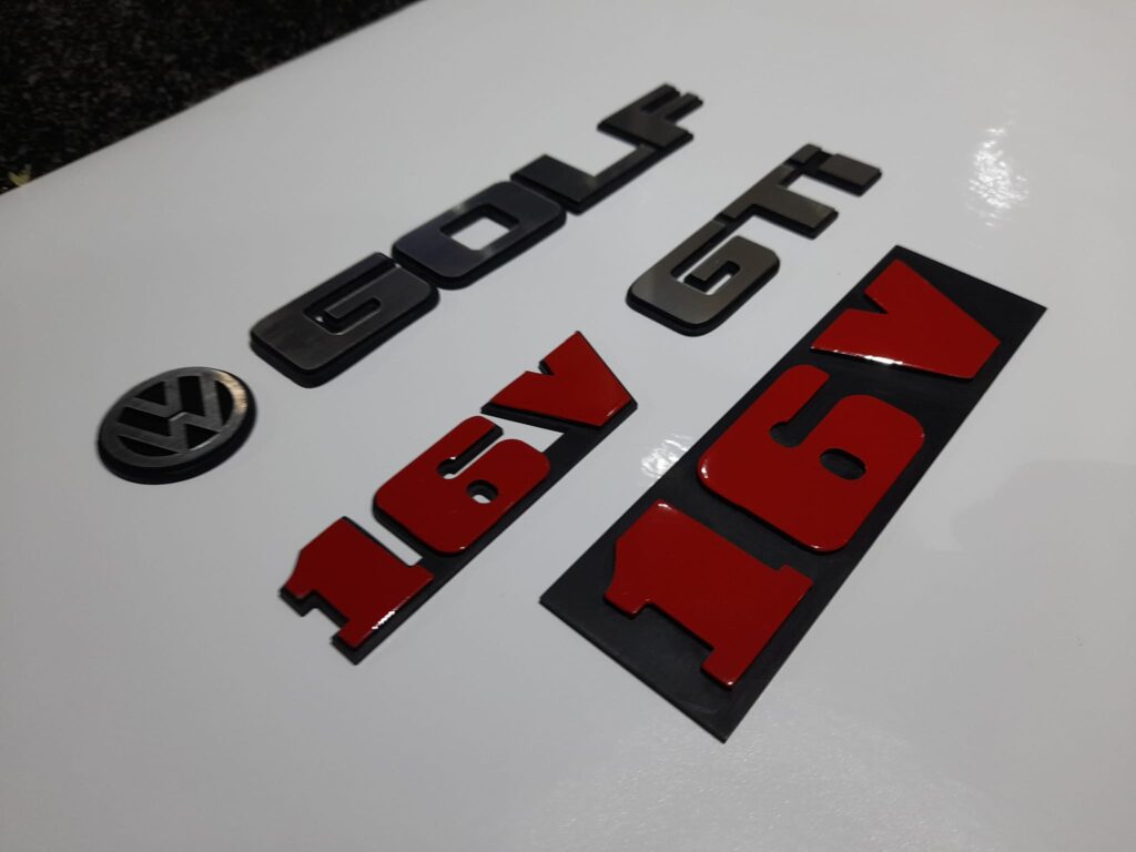 Mk2 Golf 16v Badge set S.A Spec (also sold individually) – Jay's Custom ...